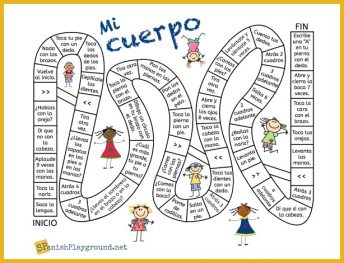 Spanish Body Parts Activities - Spanish Playground
